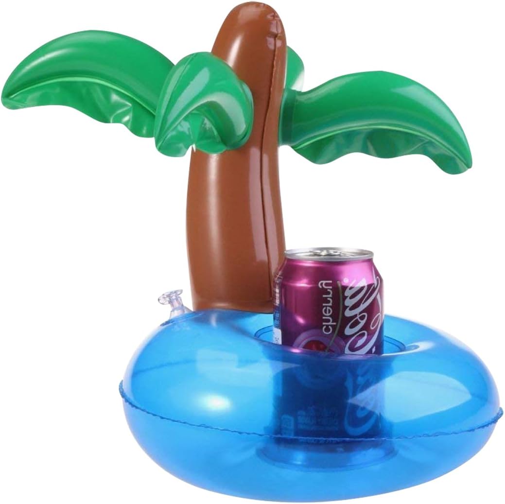 UEOTO Inflatable Cup Holder Floats, Drink Holders Coasters for Keeping ...
