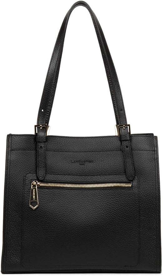 LANCASTER Shoulder Tote Bag - Black - One size: Amazon.co.uk: Clothing