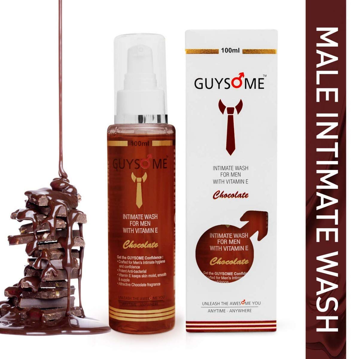 Amazon.com : GUYSOME Intimate Wash for Men, Organic Daily Hygiene Wash ...