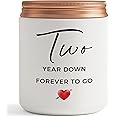 Amazon.com: MOTVZC 2 Year, 2nd, Two Year, Second Anniversary Candles ...