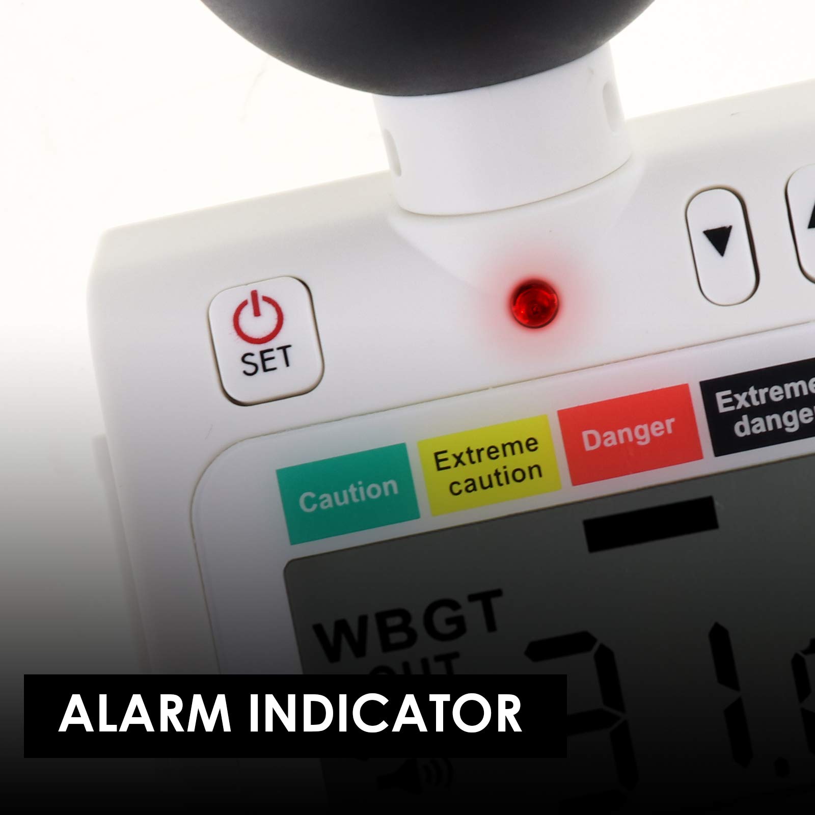 Mua Wearable 2-in-1 WBGT + HI Heat Index Checker Wet Bulb Globe Temperature Heat Stress Meter ...