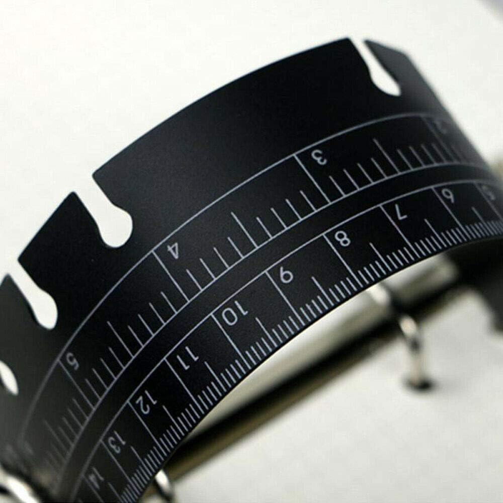 SUPERTOOL Notebook Binder Ruler A5 6-Ring Page Marker Ruler Black ...