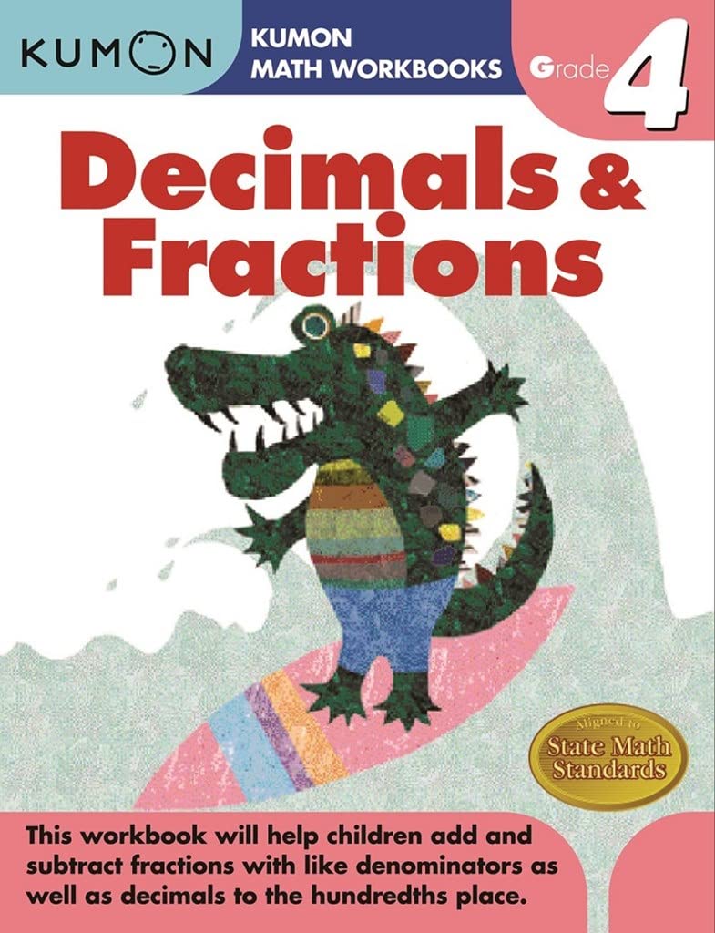 Mua Kumon Grade 4 Decimals & Fractions (Kumon Math Workbooks) trên ...