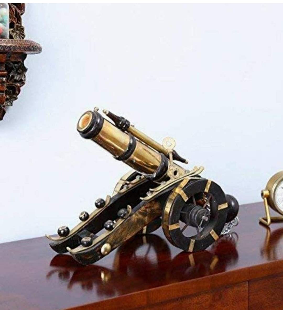 Cannon showpiece,Living Room Decorative Items /Wooden Canon/Wooden ...