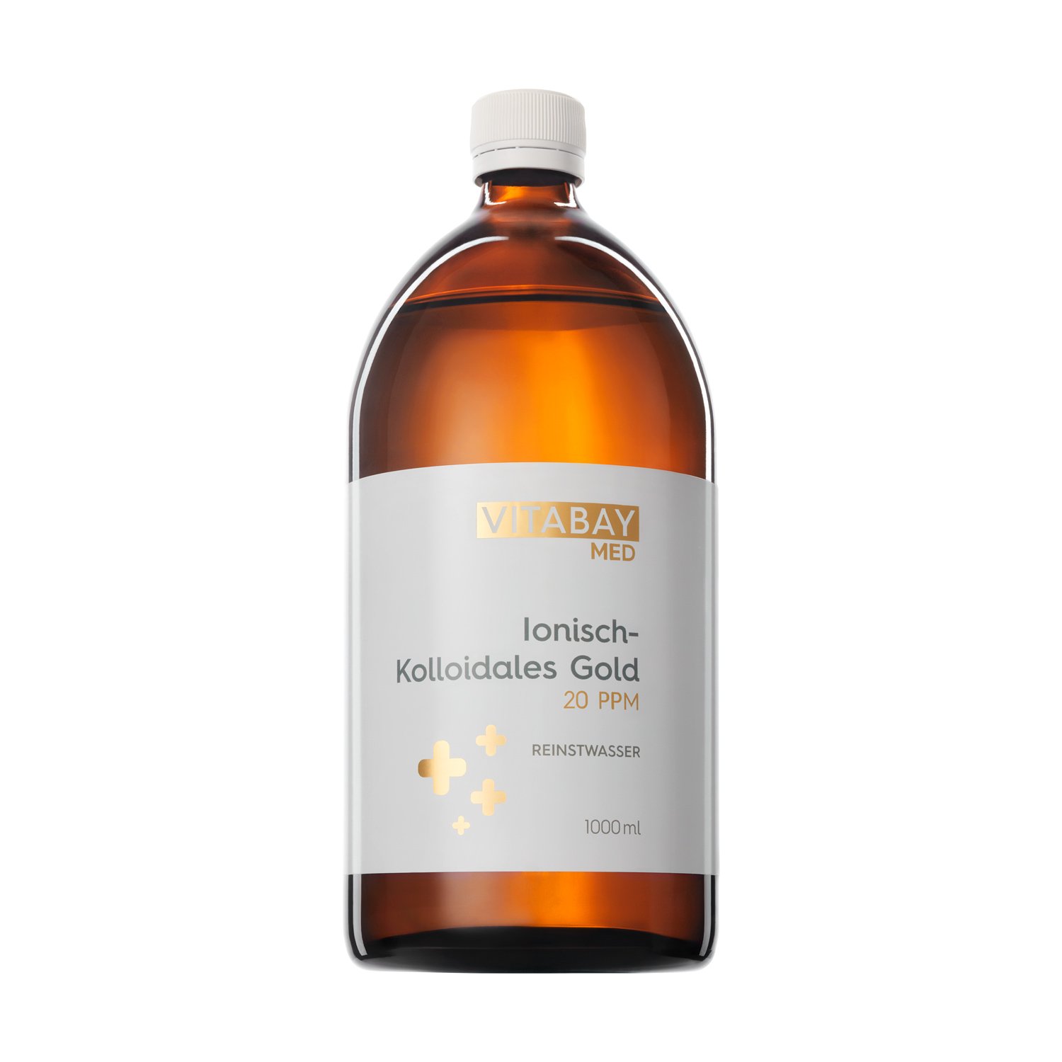 Colloidal Gold 20 PPM - Highly Concentrated (Purity 99.99%) (1000 ml ...