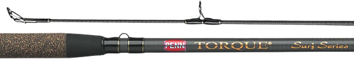 Amazon.com : Penn Torque Surf Rod (12-Feet 2 Piece Spin 20-40 Pound ...
