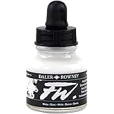 Amazon.com: Daler-Rowney FW Acrylic Ink Bottle Black - Versatile ...