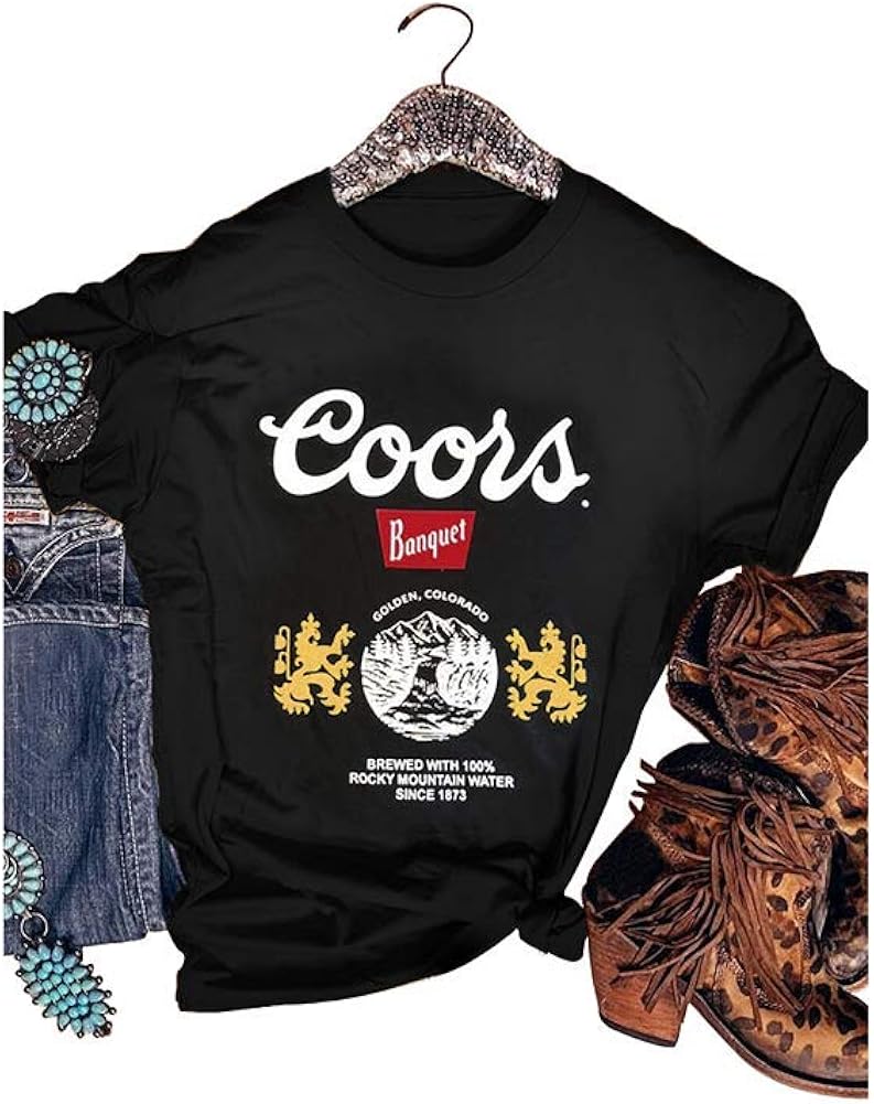 Women Coors Banquet Beer Day Drinking Shirt Vintage Coors Golden ...