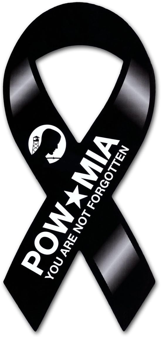 Amazon.com: POW/MIA Ribbon Magnet: Automotive