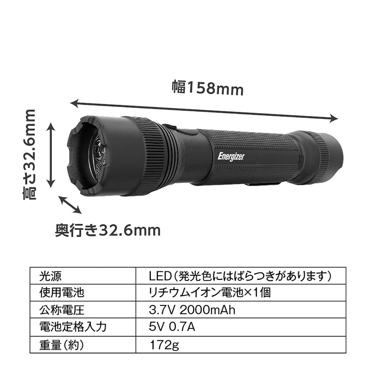 Mua Energizer PMTRL8 LED Light, Rechargeable Tactical Metal Light ...