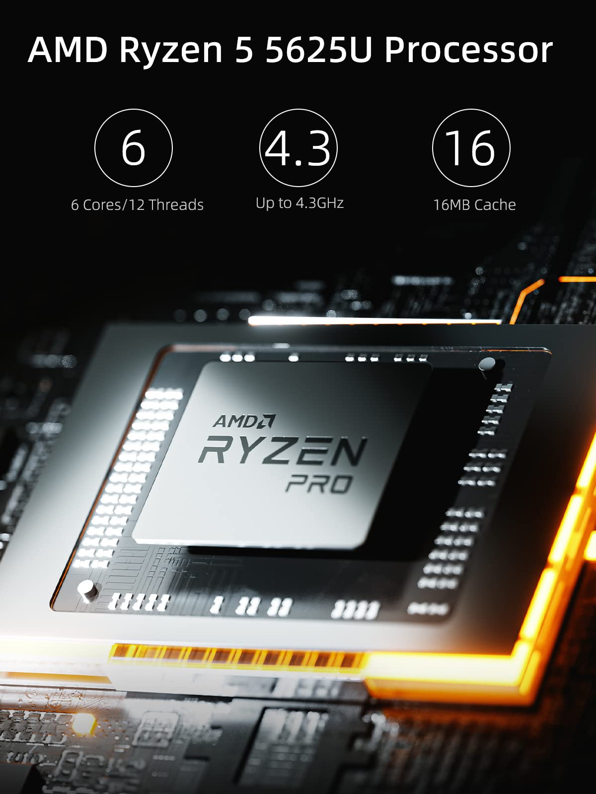 Mua Stylish Mini PC MC560 AMD Ryzen 5 5625U 16GB RAM 512GB SSD Mini ...