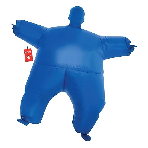Morph Blue Inflatable Costume, Blue Blow Up Costume, Inflatable Suit ...