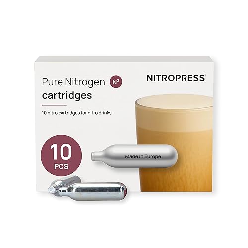 NitroPress Pure N₂ Nitrogen Cartridges - Food-Grade Nitrogen Chargers ...