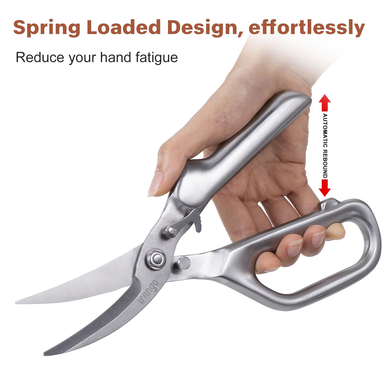 Mua LIVINGO Kitchen Scissors - Heavy Duty Poultry Shears Sharp Cutting ...