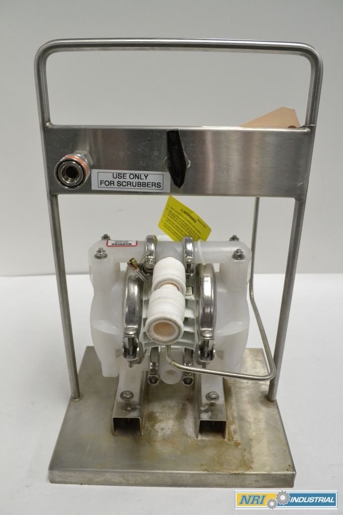 WILDEN P1/PPPP/TF/TF/KTV DOUBLE 1/2X1/2 IN 14.8GPM 125PSI DIAPHRAGM ...