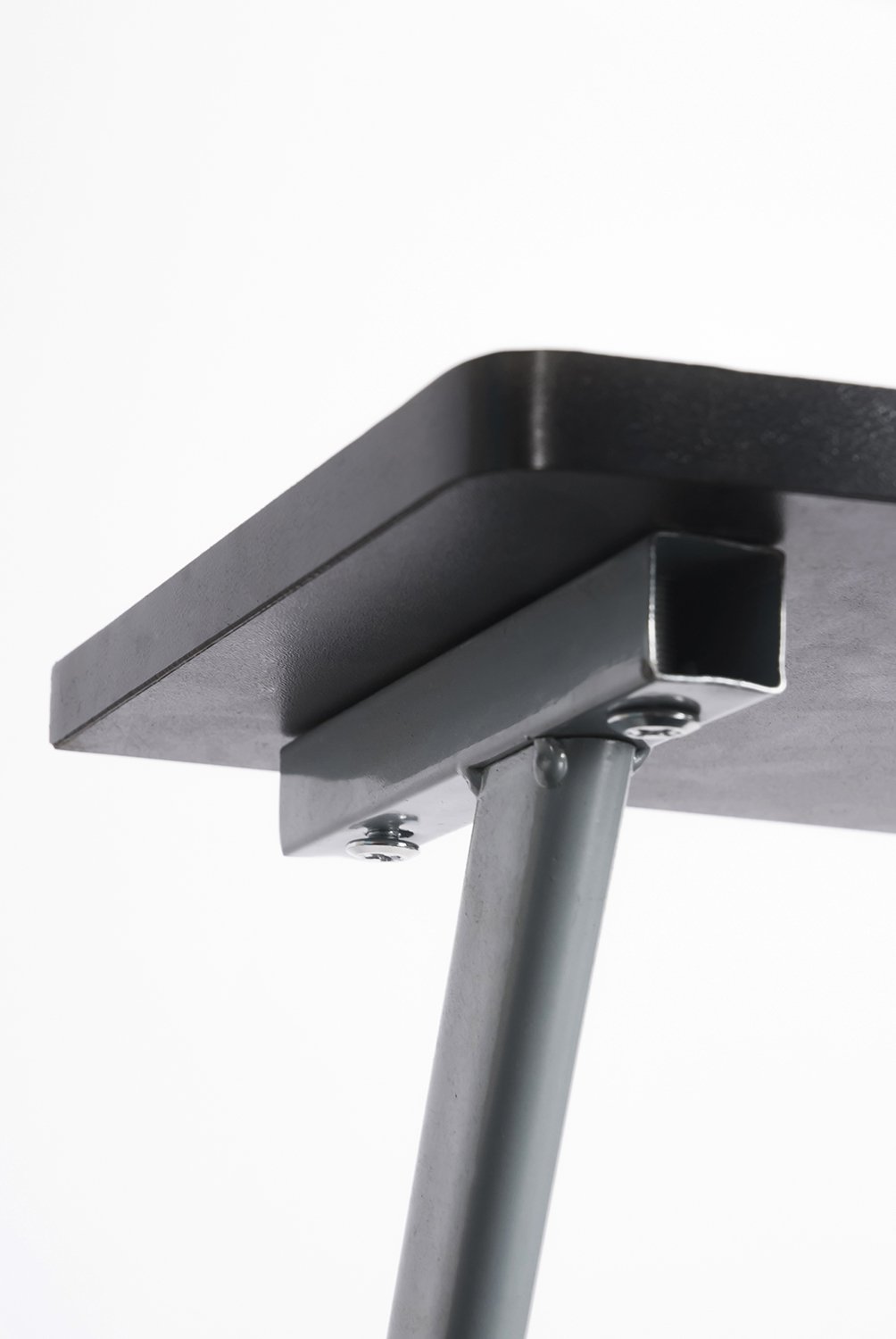 Merax Mobile Computer Desk With Pullout Keyboard Black Office MDF ...