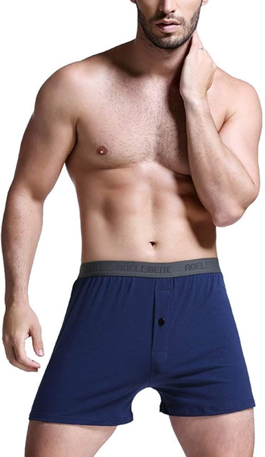 Mutande da Uomo di Colore Boxer Solido Stretch Fashion Morbido ...