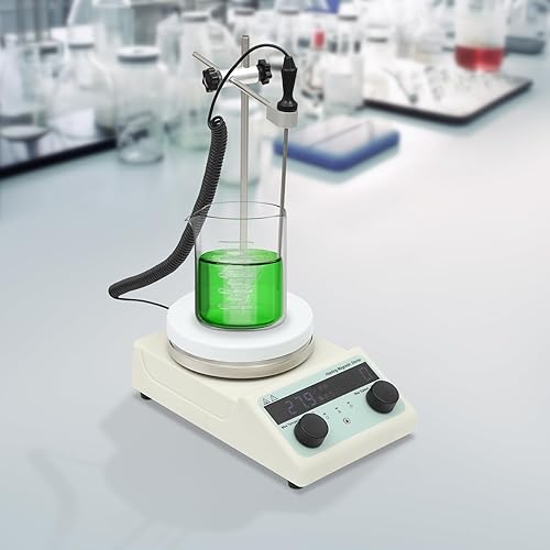 5L Electric Overhead Stirrer 320W Magnetic Stirring Machine with LCD ...