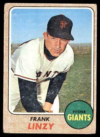 Amazon.com: 1968 Topps # 147 Frank Linzy San Francisco Giants (Baseball ...
