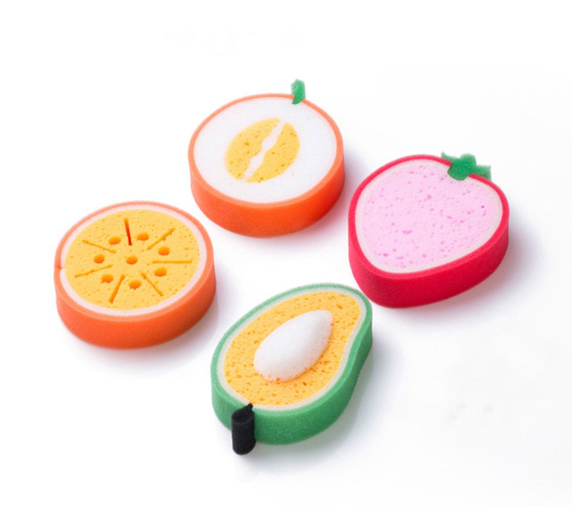 The super products Home Bag No-scratch Heavy Duty Fruit Shape Scrub ...