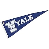 Amazon.com : College Flags & Banners Co. Yale Pennant Full Size Felt ...
