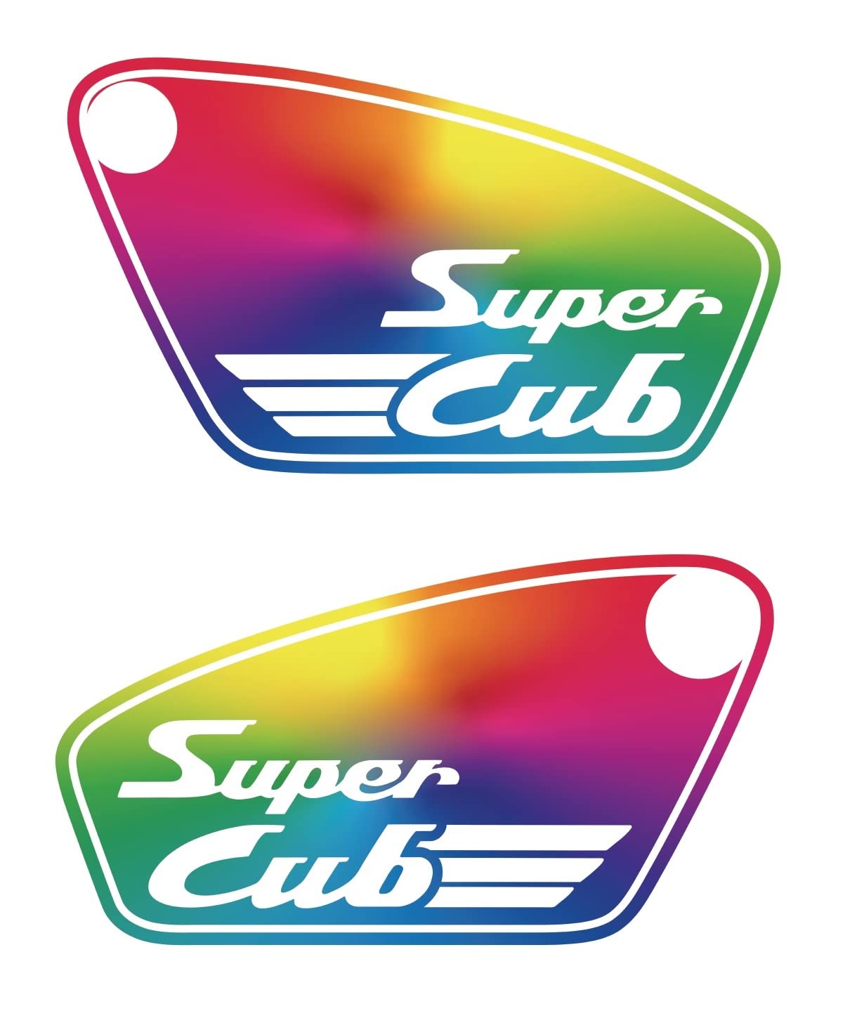 Mua Super Cub Logo Sticker Set of 2 BIG SIZE Motorcycle Side Body ...