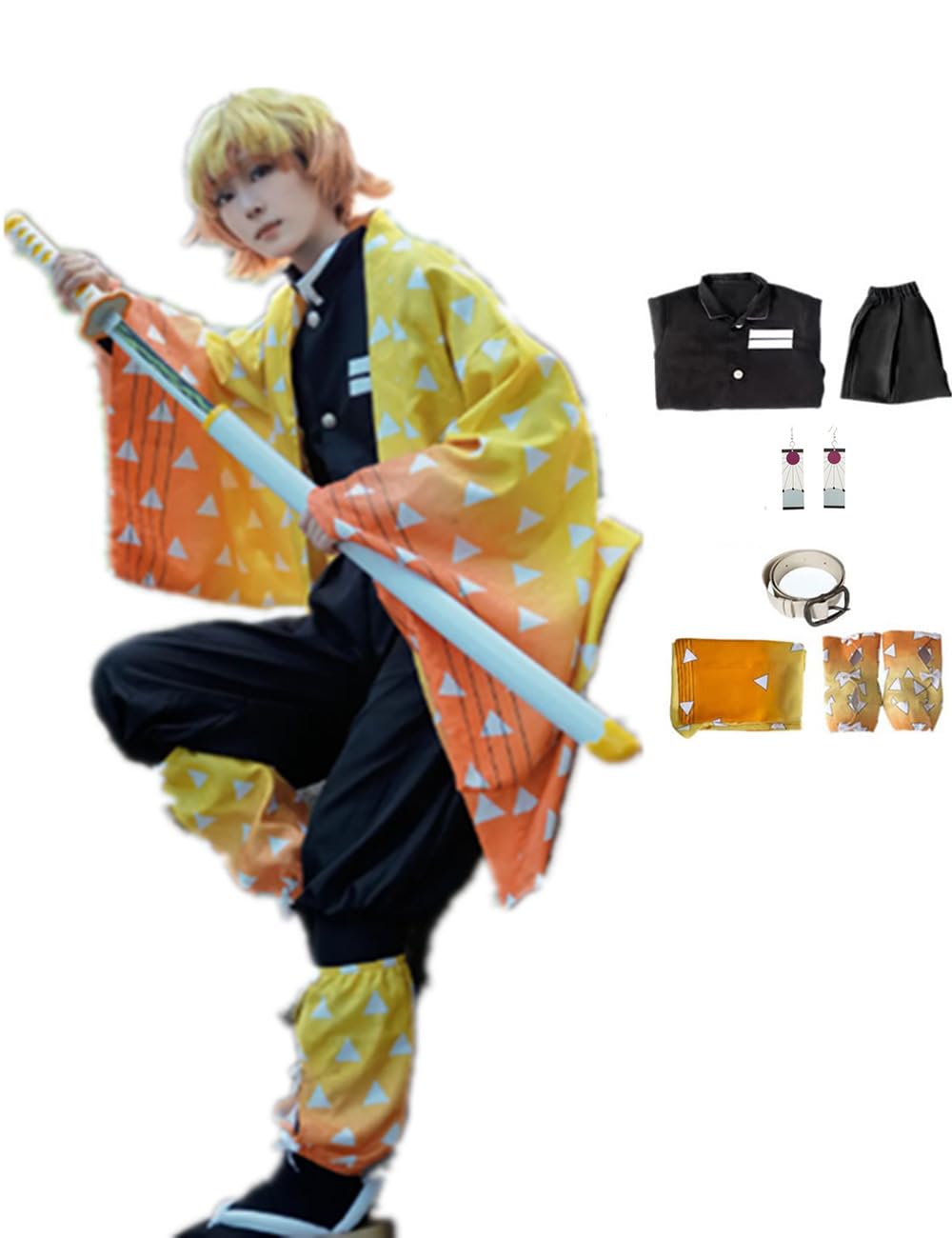 Mua Demon Tanjiro Cosplay Shinobu Zenitsu Giyuu Tomioka Kimono Cosplay ...