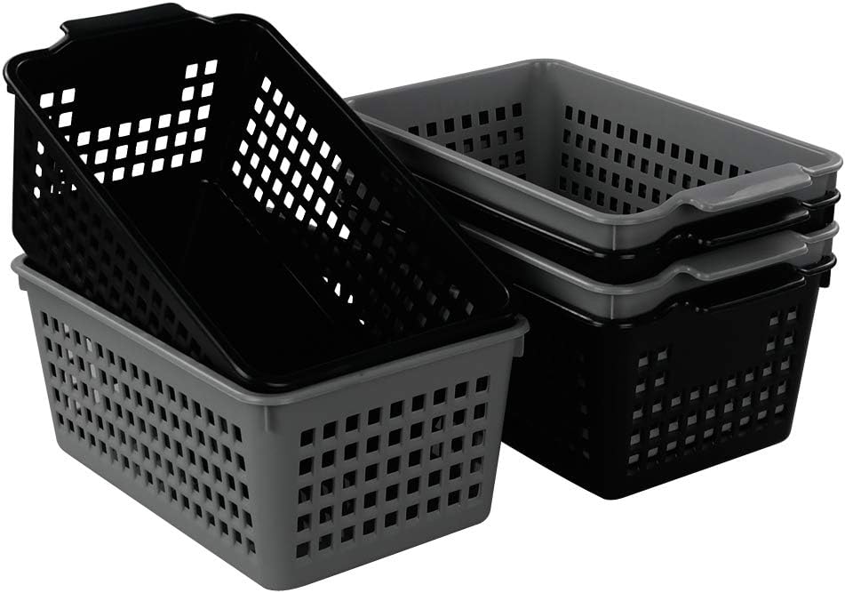 Amazon.com: Vababa 6-Pack Small Storage Basket, Multi-color, 10.4" x 5. ...