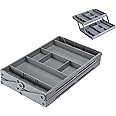 Amazon.com: Expandable Multi Level Drawer Organizer Trays - Collapsible ...