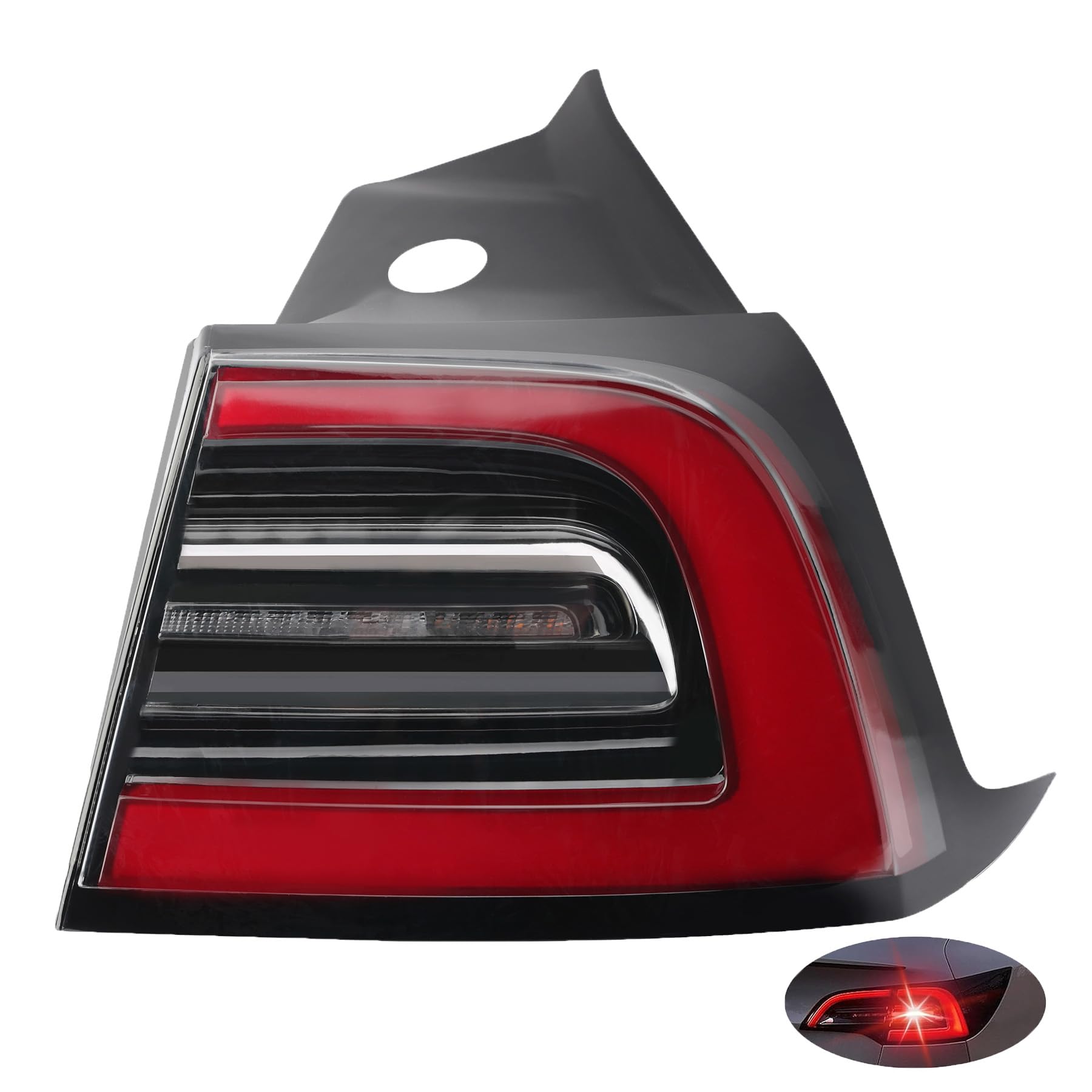 Misakomo Led Tail Lights, Compatible with 2017-2021 Tesla Model 3 ...