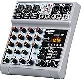 Amazon.com: Aveek Professional Audio Mixer, Sound Board Mixing Console ...