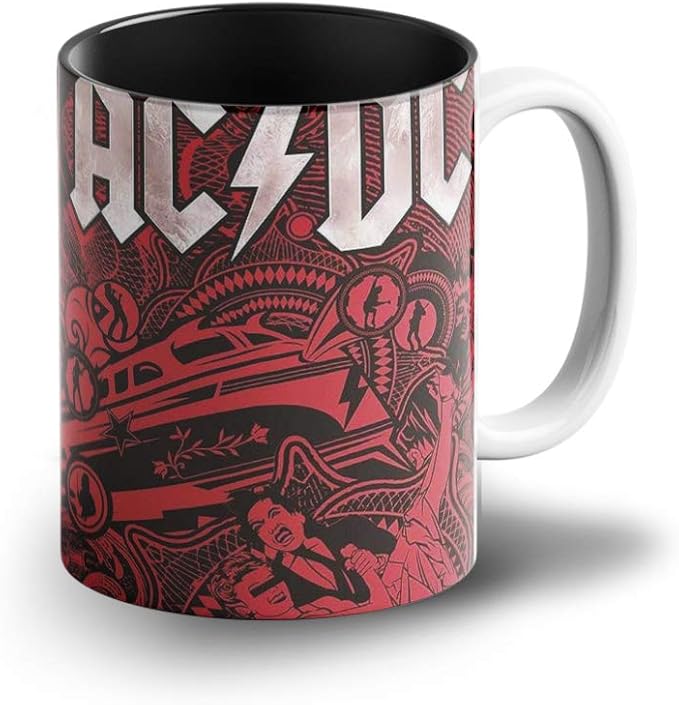 Buy Prink AC / DC Rock Band Coffee Mug with Print | Malcolm, Angus Rock ...