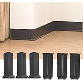 COUKIU Self Adhesive Baseboard Corner Blocks, 4inch(Width)3 Inside + 3 ...