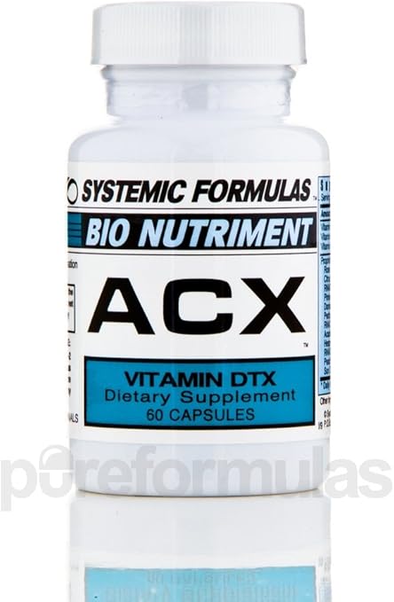 Amazon.com: Systemic Formulas Bio Nutriment ACX Vitamin DTX 60 Capsules ...