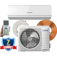 Amazon.com: AURUS 1 Ton 12,000 BTU Mini Split Cools Up to 500 Sq.Ft ...