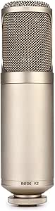 Amazon.com: Rode K2 Large-Diaphragm Tube Condenser Microphone : Musical ...