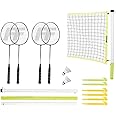 Amazon.com : Franklin Sports Badminton Set - Portable Backyard + Beach ...