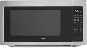 Amazon.com: Whirlpool WMC50522HZ 2.2 Cu. Ft. Fingerprint-Resistance ...