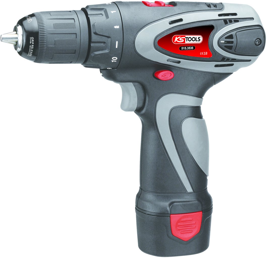 KS Tools 515.3535 Cordless drill machine, 24Nm, 1.870 r.p.m. 10,8V ...