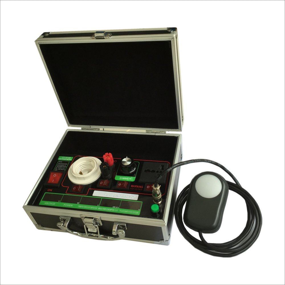 Generic Portable aluminum demo case with flicker meter for LED light ...