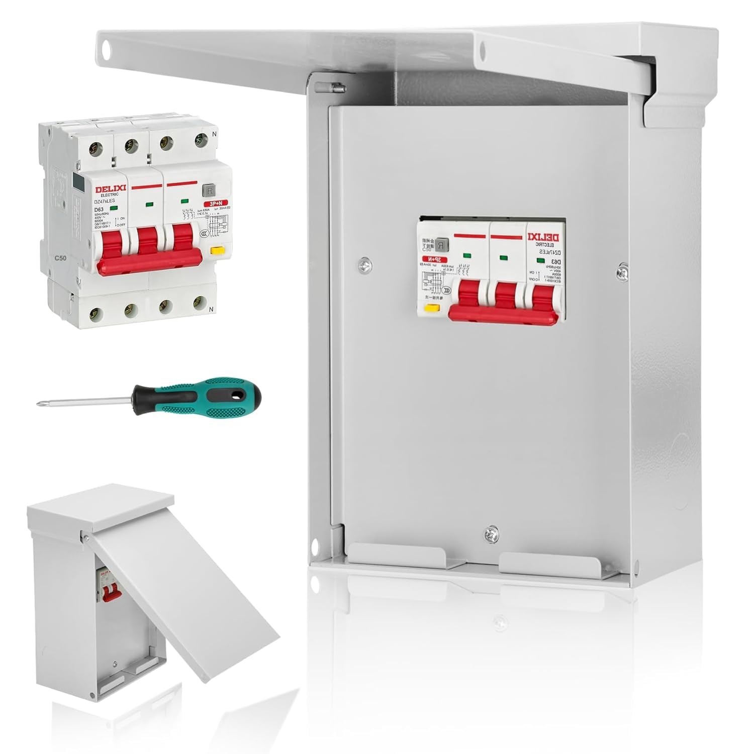 Magula 60 Amp Spa Panel with 3-Pole 60 Amp GFCI Breaker Included Extra ...