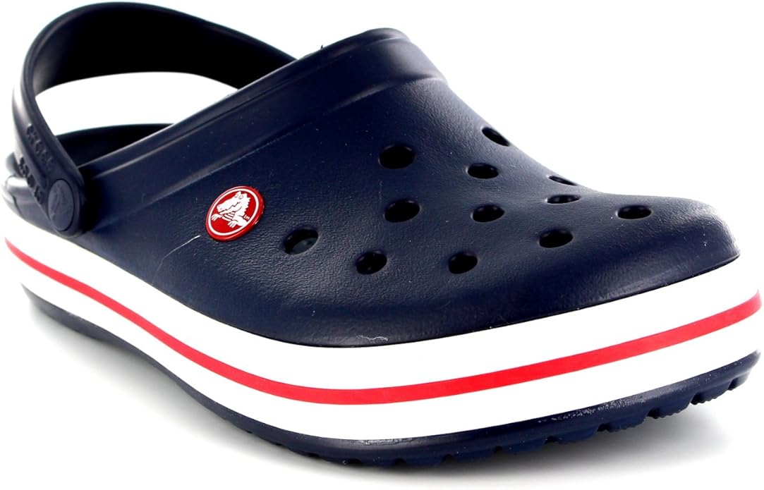 Crocs Hommes Crocband Marine Mules Plage Eté Vacances Hôpital Chaussure ...