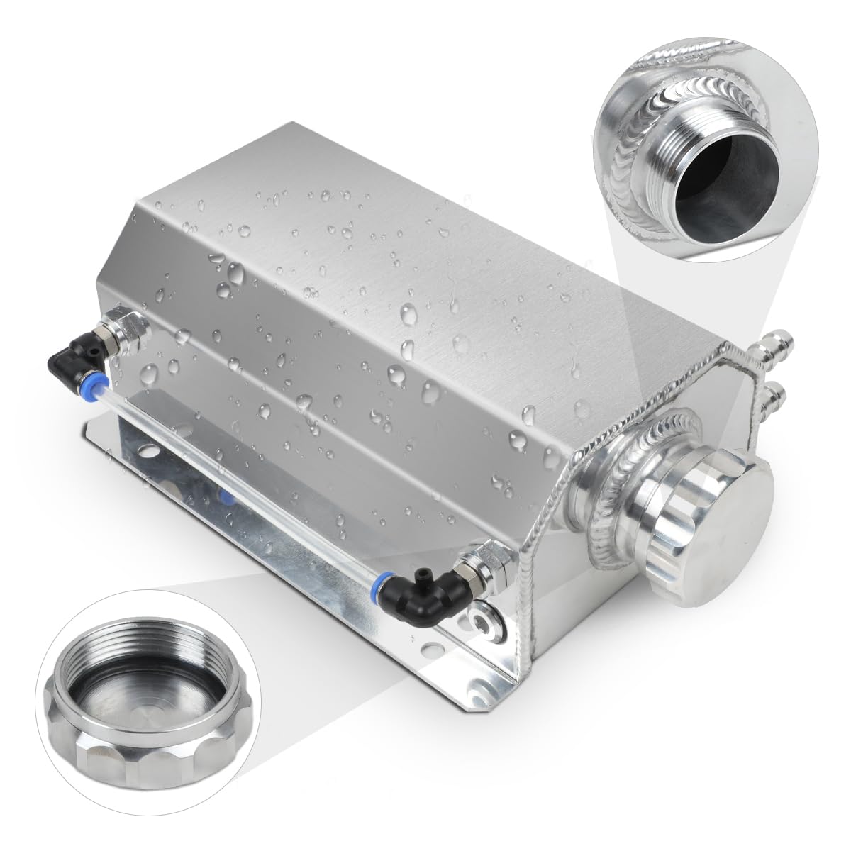 Mua Coolant Overflow Tank 2L Universal Coolant Reservoir Tank Aluminum ...