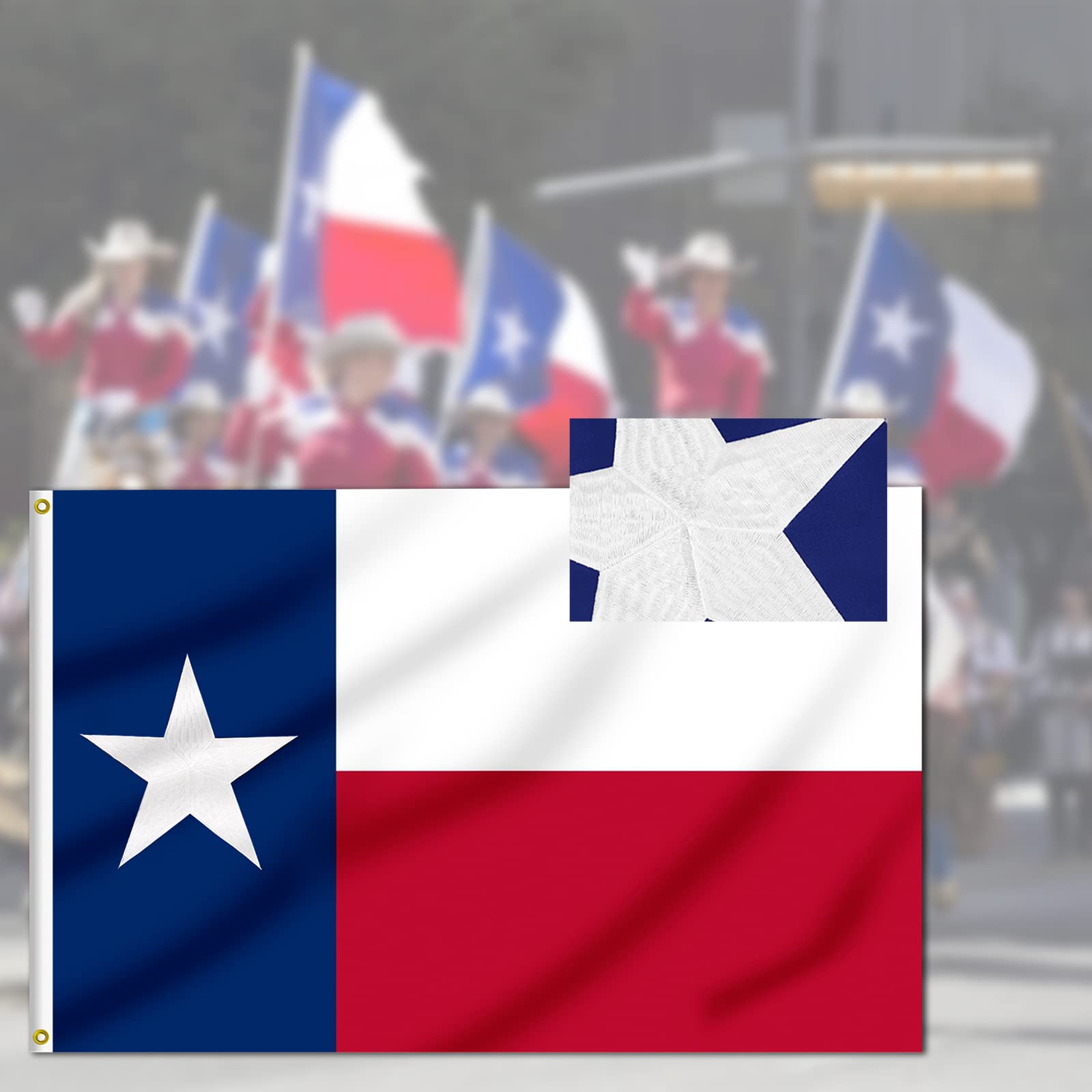 Mua Texas Flag 6x10 FT Heavy Duty Nylon Outdoor, TX State Flags with ...