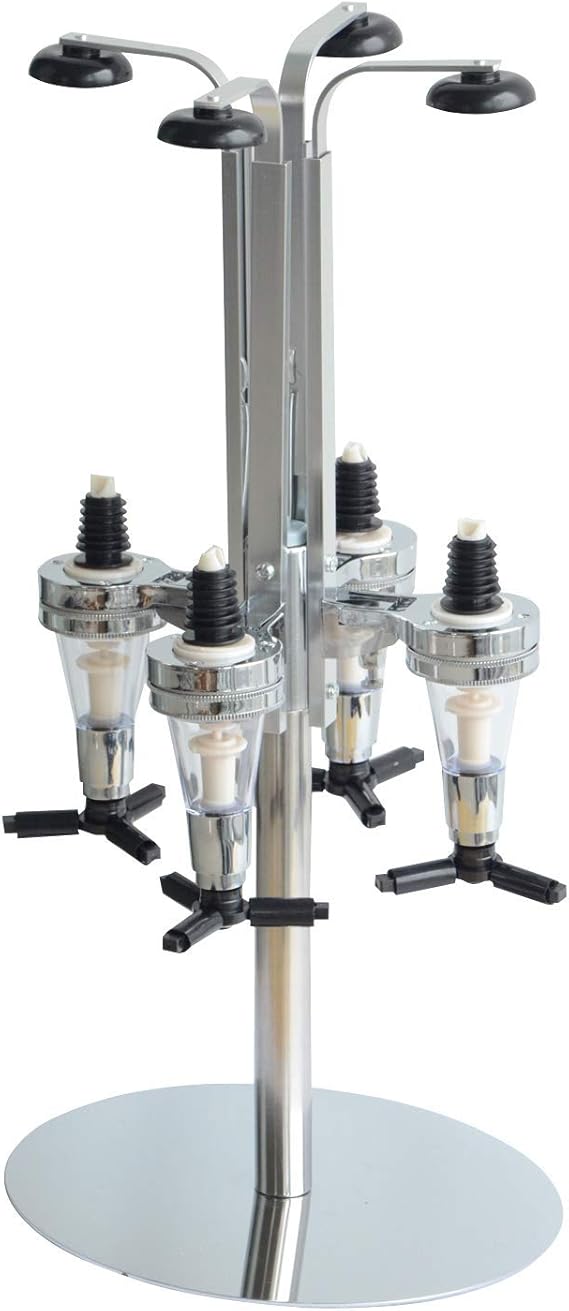 Rotary Stand Drink Optic Dispenser Party BAR Butler 4 Bottle: Amazon.co ...