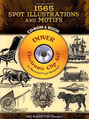 Amazon - 1565 Spot Illustrations and Motifs (Dover Electronic Clip Art ...