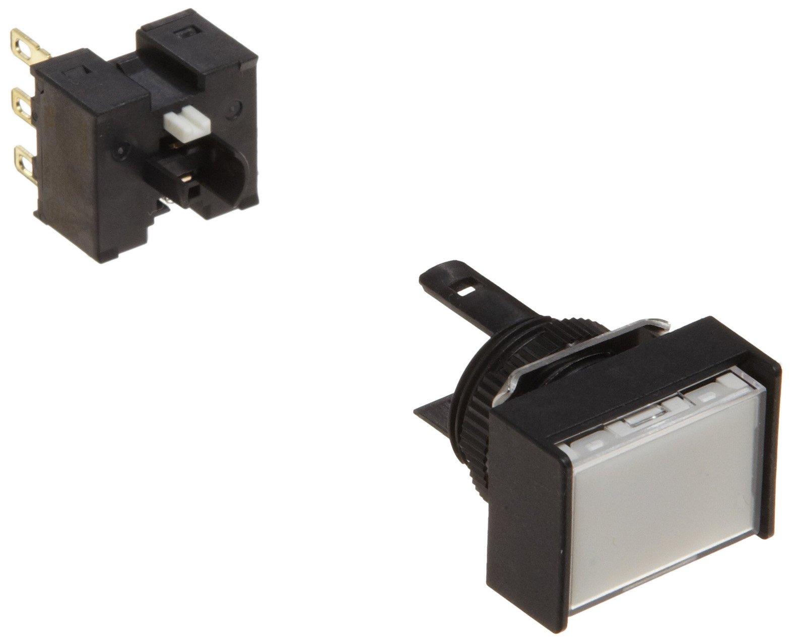 Buy Omron A16L-JWM-24D-1 Two Way Guard Type Pushbutton and Switch ...