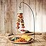 Stainless Steel Vertical Hanging Kebab Skewer Stand: Amazon.co.uk ...
