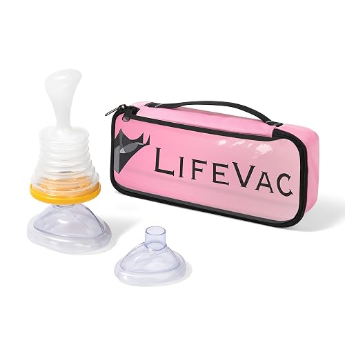 LifeVac Pink Travel Kit - Portable Suction Rescue Device, First Aid Kit ...