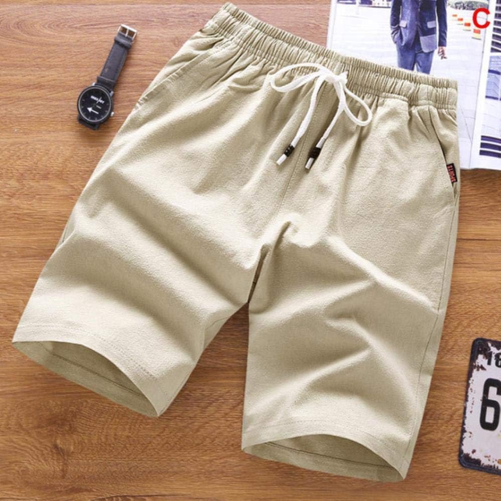 MALATA Pantalones Cortos Sueltos Casuales de Verano para Hombres ...